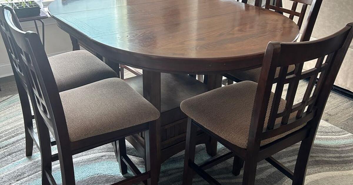 High boy dining table and 6 chairs. for $250 in Myrtle Beach, SC | For ...