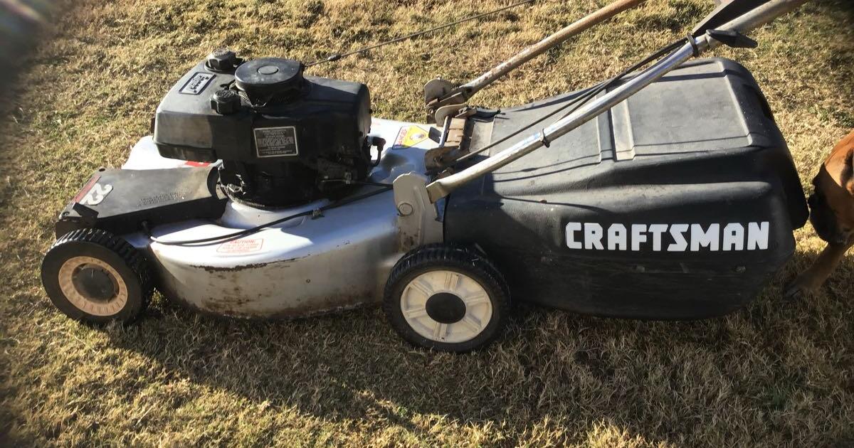 Craftsman 4HP SELF Propelled mower. Runs Great for $160 in Springtown ...