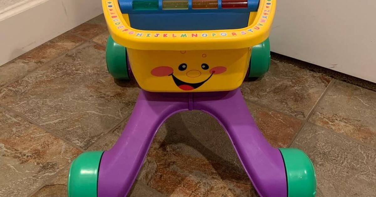 Fisher-Price Shop & Learn Colorful Walker Shopping Cart for $5 in ...
