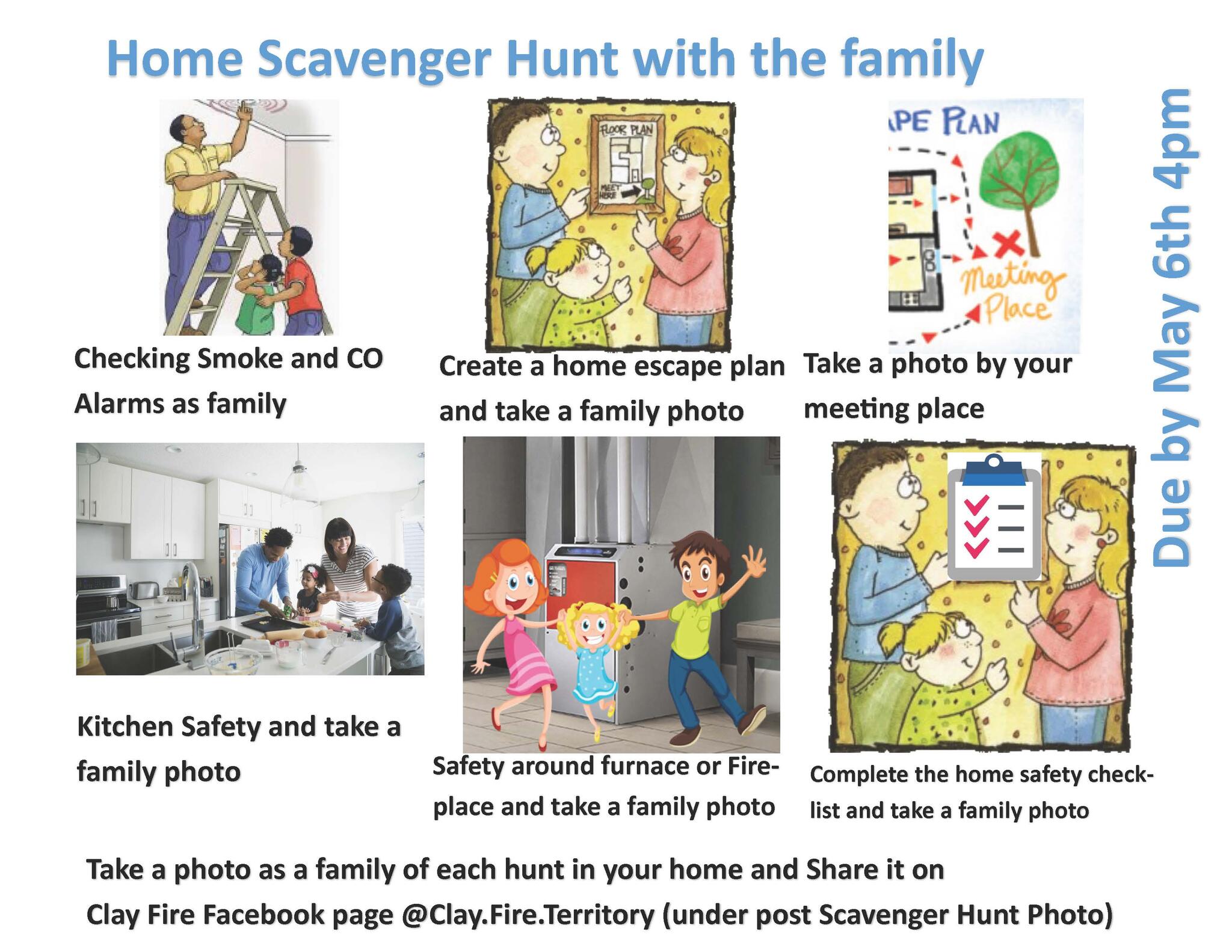 Home Safety Scavenger Hunt with your family. (Clay Fire) — Nextdoor ...