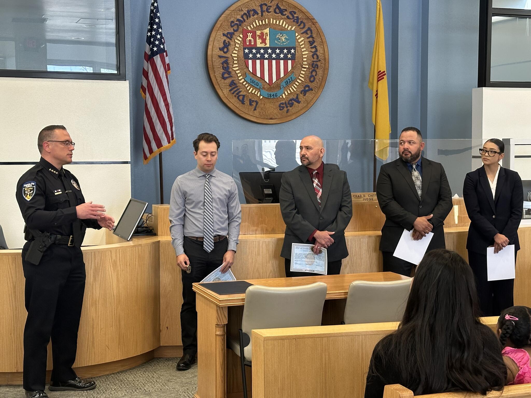 The Santa Fe Police Department welcomed two Experienced Lateral Police ...