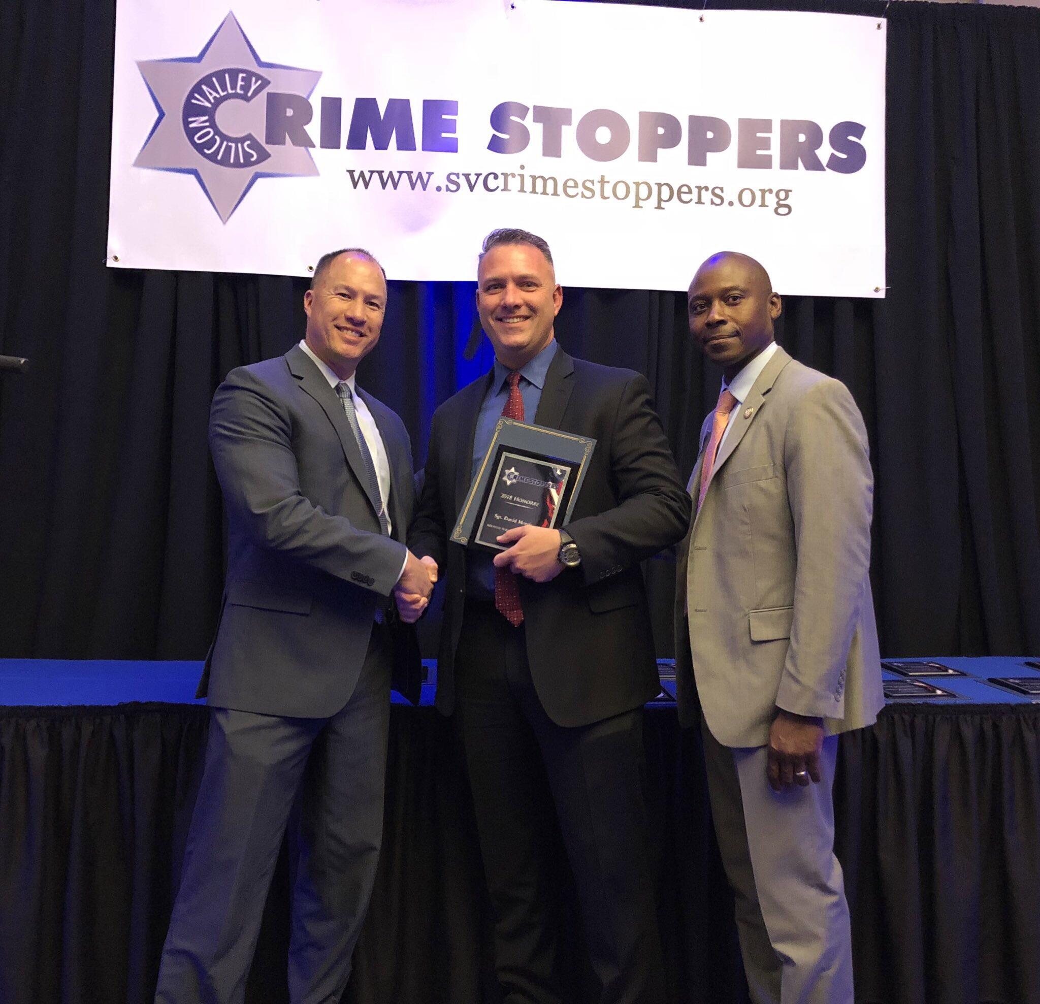 Detective Sergeant honored by Silicon Valley Crime Stoppers (Milpitas ...