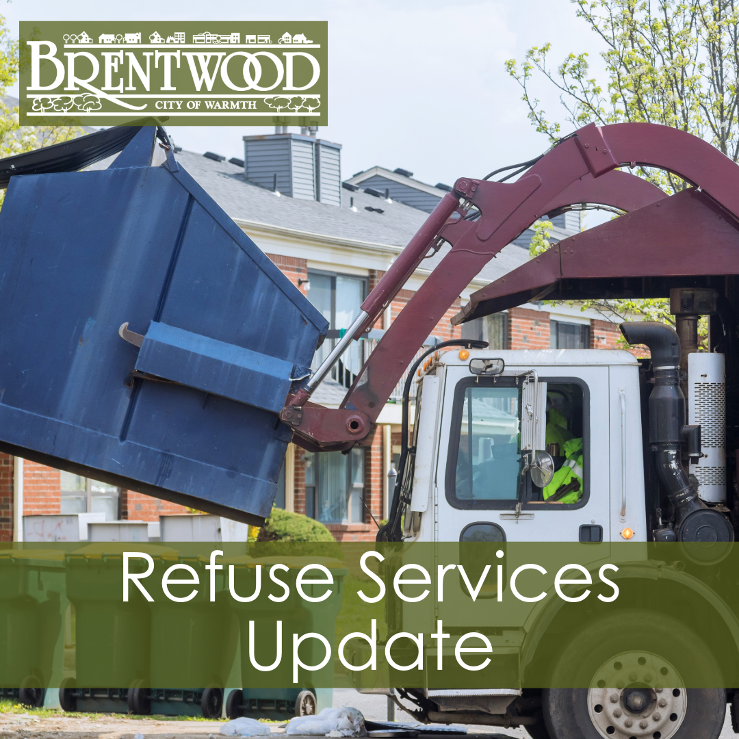 REMINDER: Trash services will operate on their regular schedule on ...