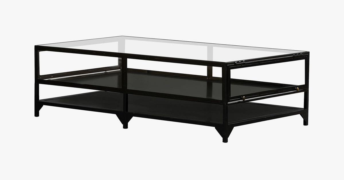 Pottery Barn Harmon Rectangular Coffee Table for $700 in Cambridge, MA | For Sale & Free — Nextdoor