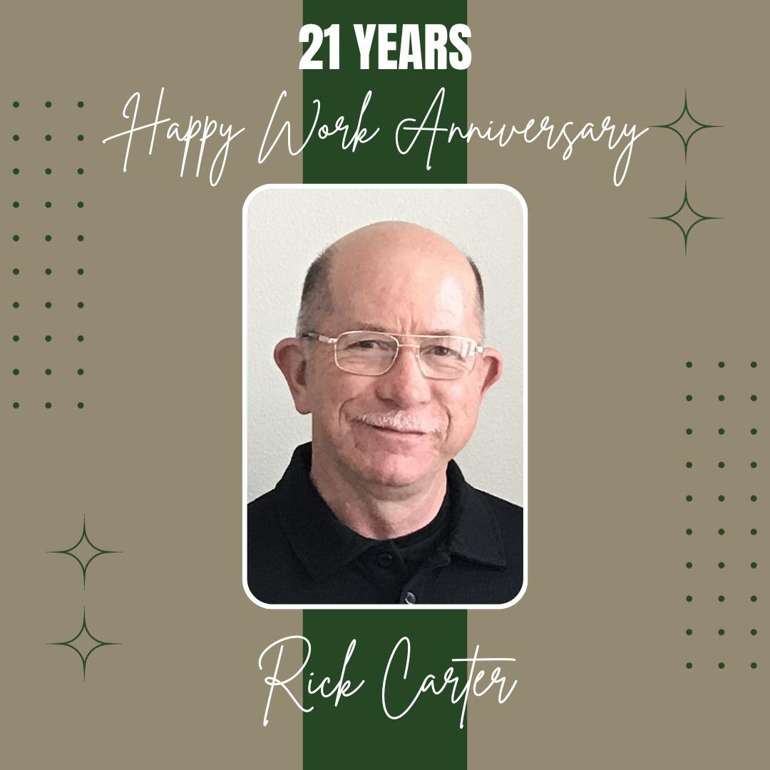 Happy Work Anniversary to Detention Officer Rick Carter. (Gillespie ...