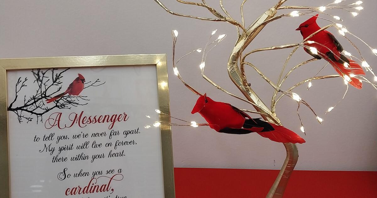 Cardinal Messenger Tree with 108 lites (steady or blinking) for $39 in ...