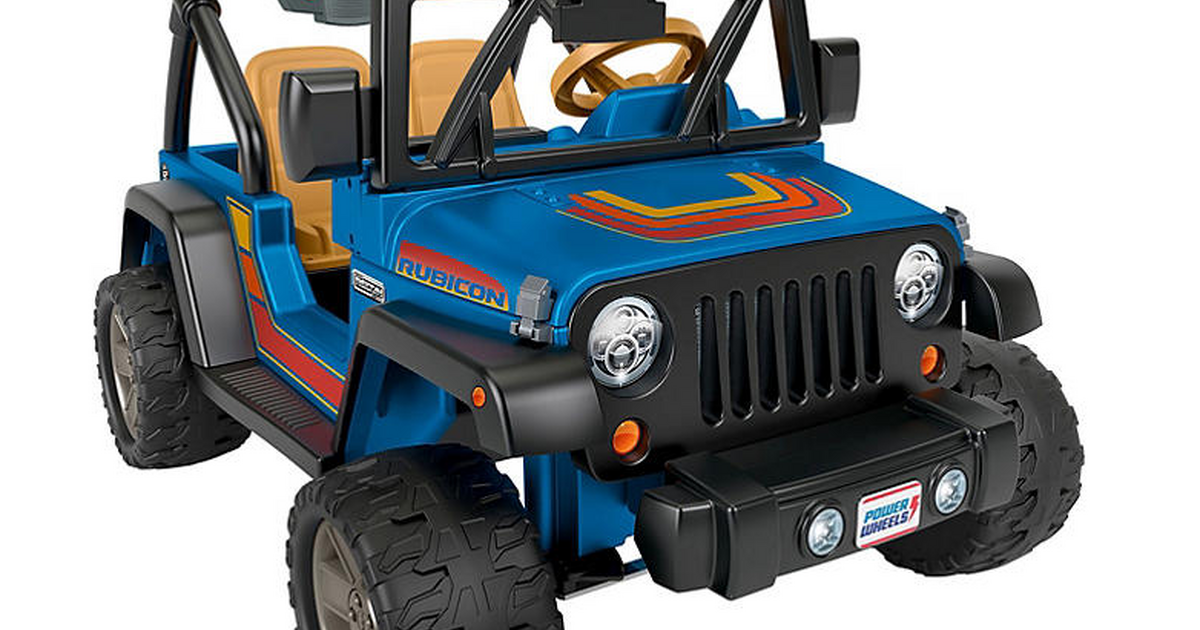 Brand New Power Wheels Retro Jeep Wrangler 12-Volt Ride-On for $230 in ...