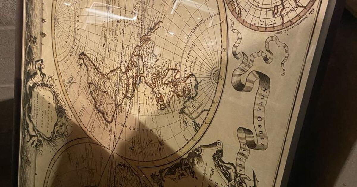 Professionally framed old timey map for $25 in San Diego, CA | For Sale ...