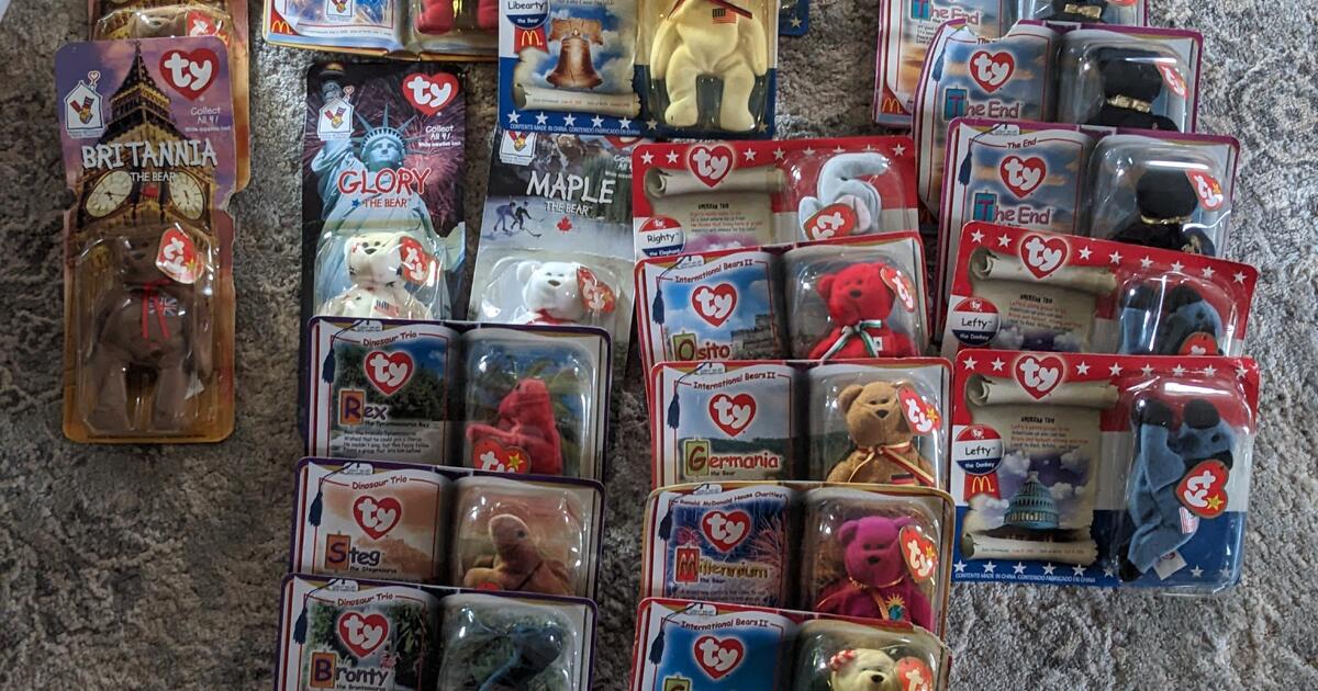First Generation Beanie Babies And Up. All Tagged And/Or Still In ...