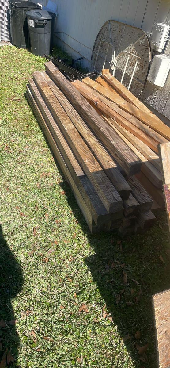 16 - 4x4 pressure treated posts for $150 in Jacksonville, FL | For Sale ...
