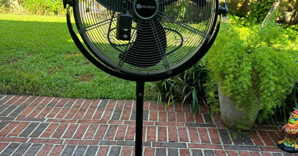Utilitech Stand Fan for $25 in Houston, TX | For Sale & Free — Nextdoor