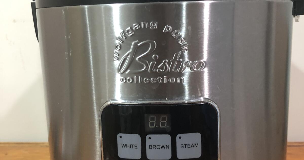 Wolfgang Puck Stainless Steel Slow Cooker/Rice Cooker 10 cup. EUC for ...