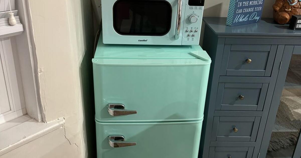 Retro Mini Fridge, Microwave, and Coffee Maker Set for $375 in Carlsbad ...