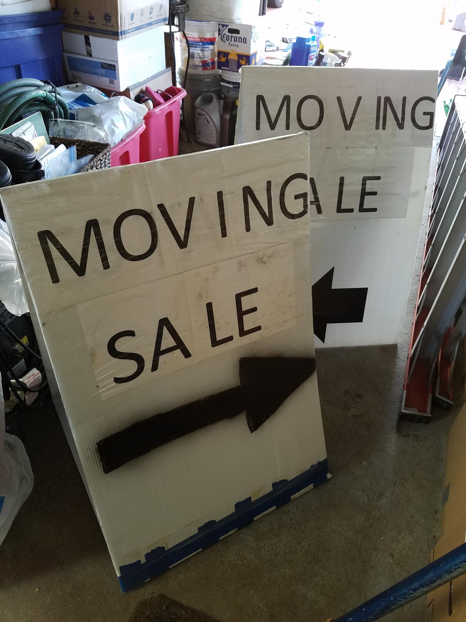 (3)- Large Collapsible, Foldable Triangular Advertising Signs 36 ...