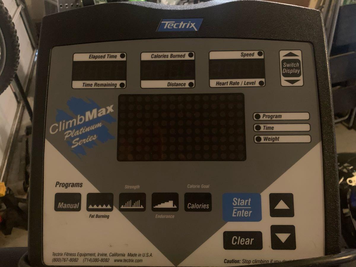 Tectrix ClimbMax Platinum Series Stair Stepper for $25 in San Marcos ...
