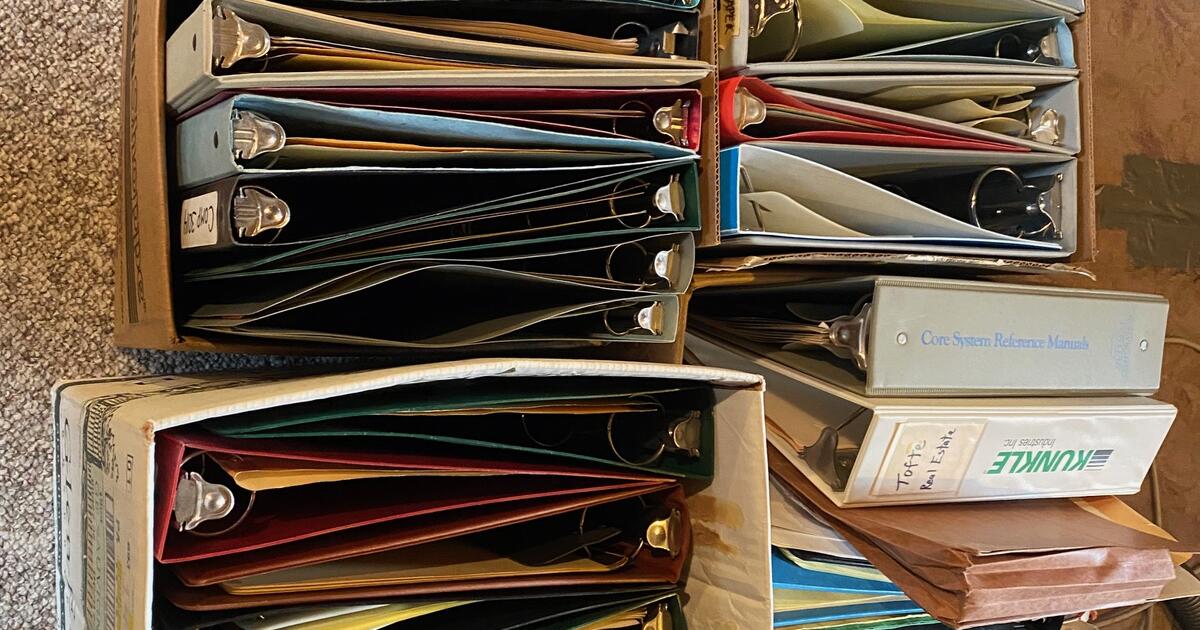 Pending - Collection of Used 3-Ring Binders and Folders for Free in ...