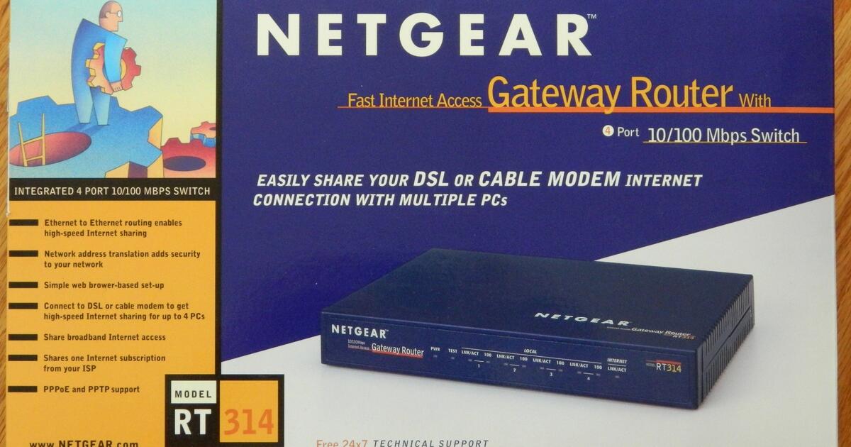 Netgear RT314 Router for Free in Naperville, IL | For Sale & Free ...