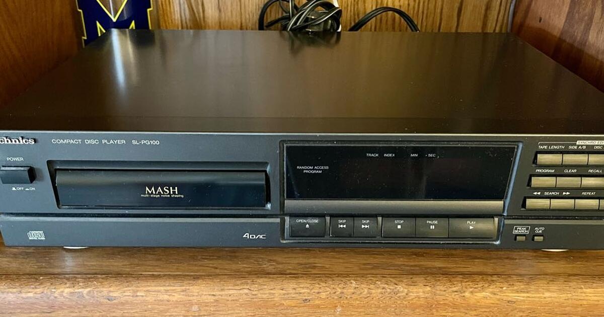 Vintage Technics CD Player SL-PG100 for $20 in Pittsburgh, PA | For ...
