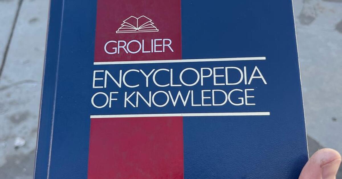 Full set of encyclopedia - Grolier for $40 in Englewood, CO | For Sale ...