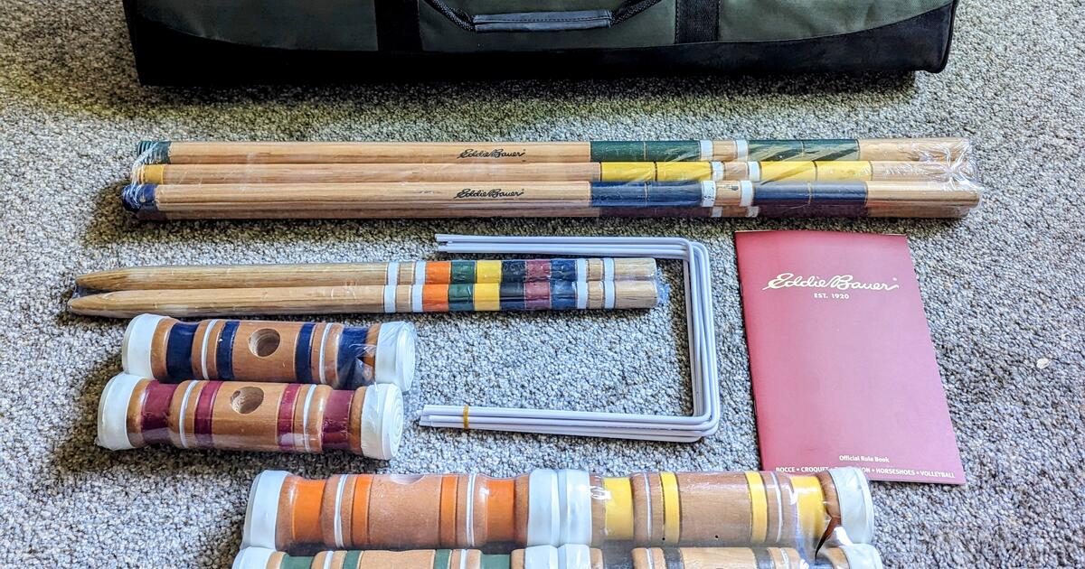 Eddie Bauer Croquet Set
