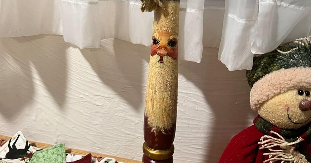 Hand painted Santa stand for Christmas for $10 in Sun Lakes, AZ | For ...