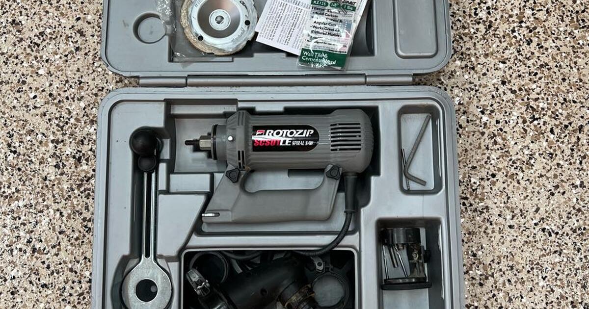 Rotozip with Attachments and Case for $30 in Friendsville, TN | For ...