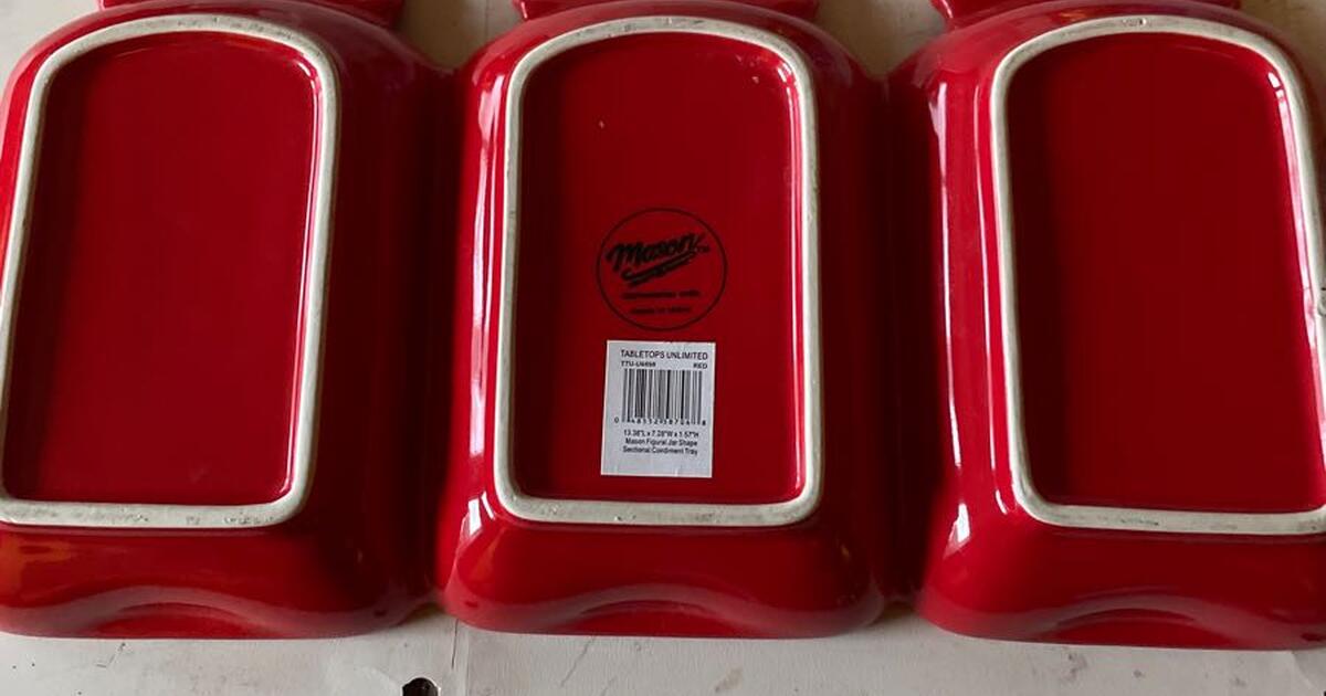 Red Mason Cash Ceramic Containers for $13 in Boise, ID | For Sale ...
