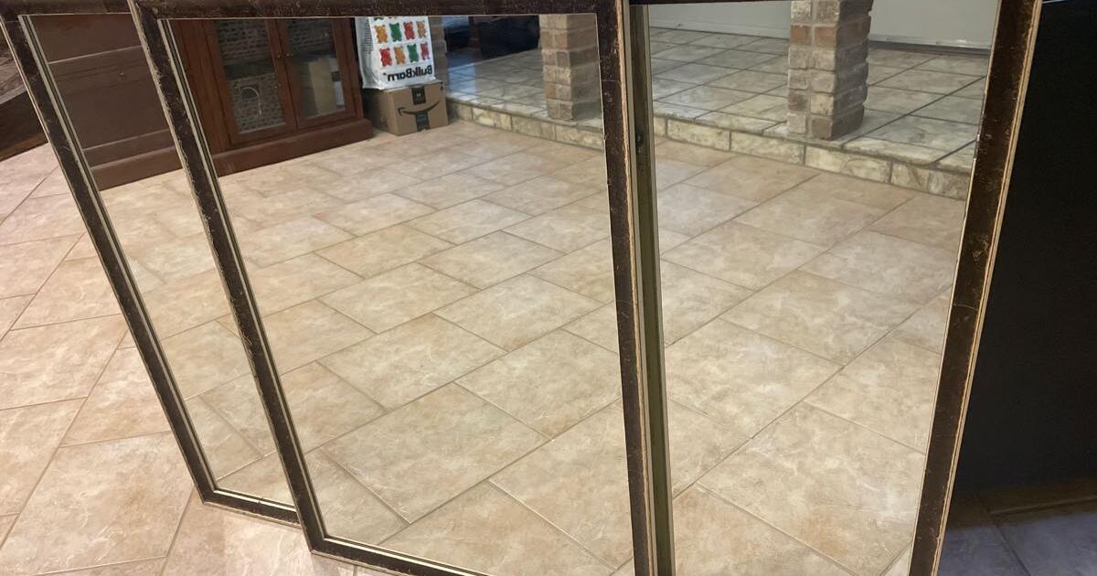 Large Framed Mirrors (4x3)(2x3) for $20 in Richardson, TX | For Sale ...
