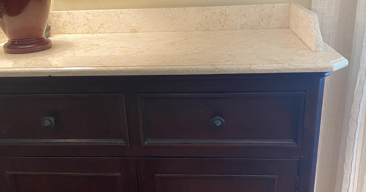 ARHAUS CABINET / STORAGE ~ REMOVEABLE GRANITE TOP ~ DELIVERY for $87 in ...
