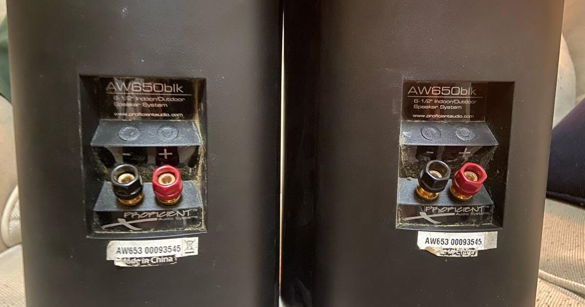 Proficient AW650 6 1/2 inch indoor outdoor speakers. for $105 in Waxhaw ...