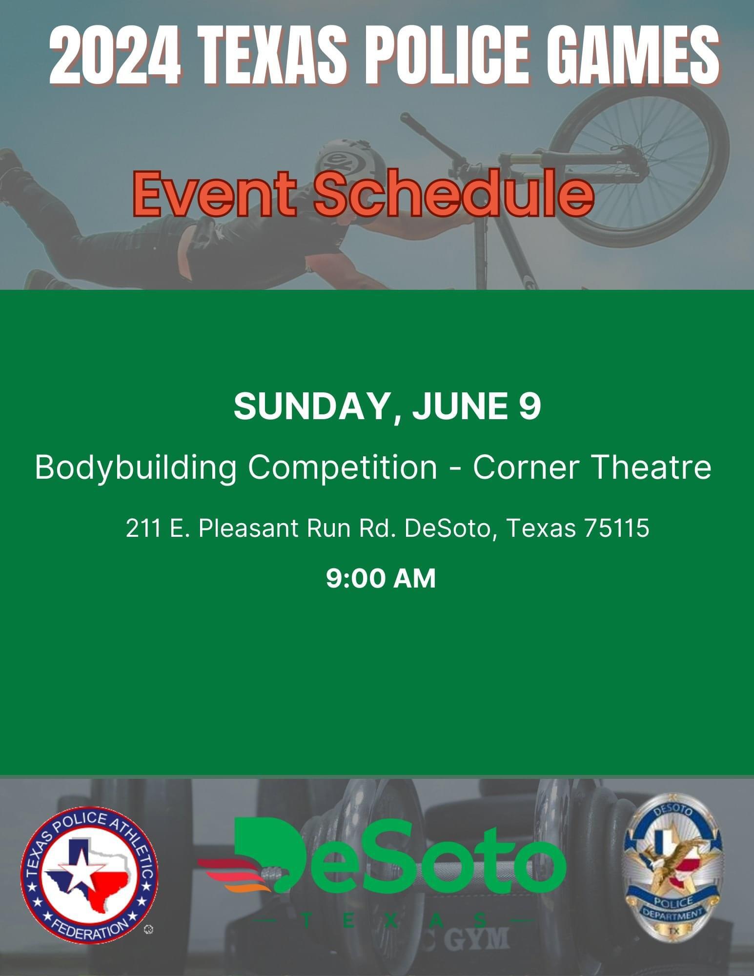 We're kicking off the 2024 Texas Police Games with a bang, and you don ...