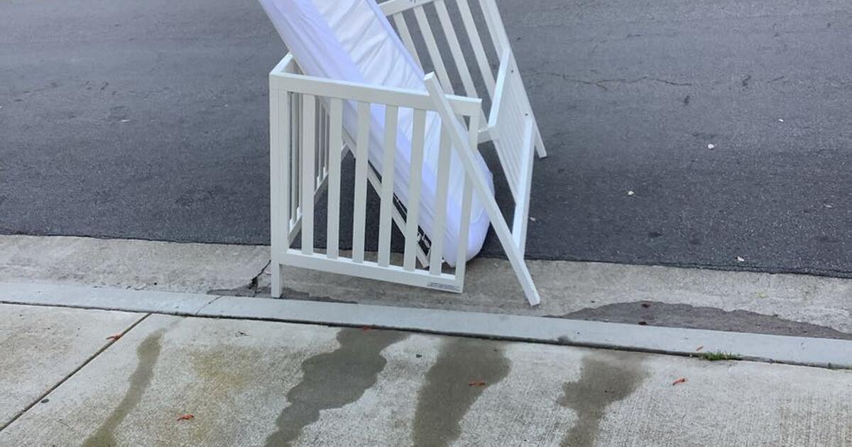 Free White Pottery Barn Toddler Bed converted Crib For Free In Newport