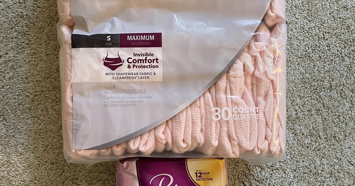 Depend Silhouette Underwear Pull-Ups~PINK~Size S~Max Absorbency~ NEW in ...