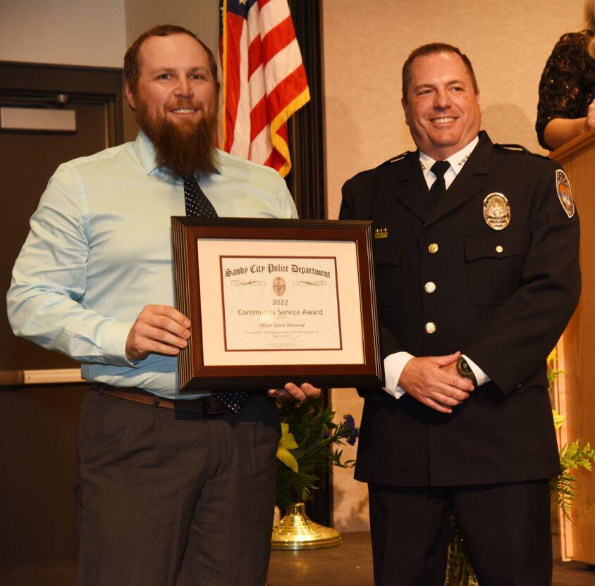 Congratulations to the Officers who were awarded the Community Service ...