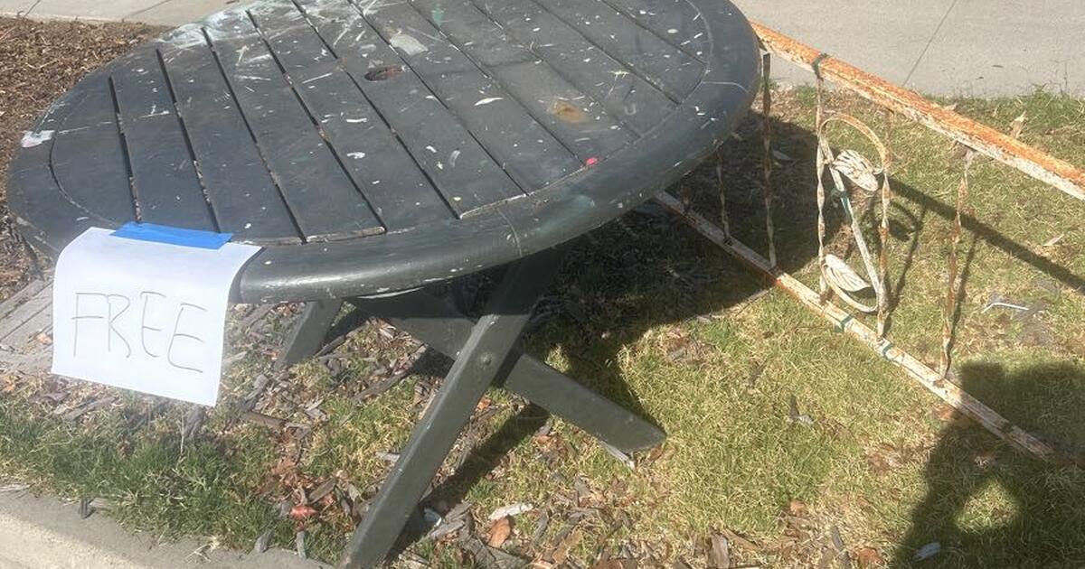 Free bench table shutter for Free in Fullerton, CA | For Sale & Free ...