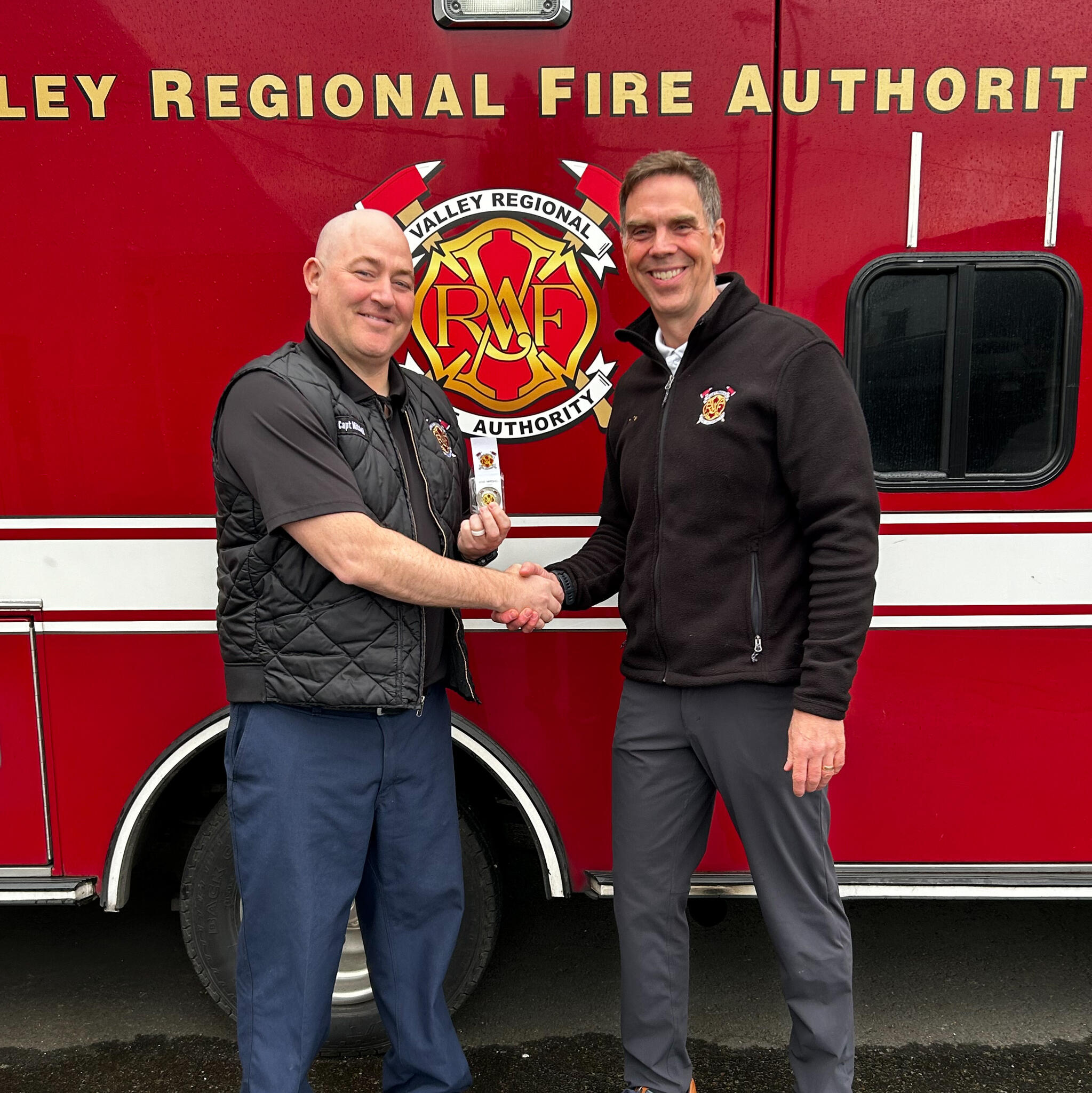 Last week, Captain Jesse Mitchell was presented with a challenge coin recognizing his 15th ...