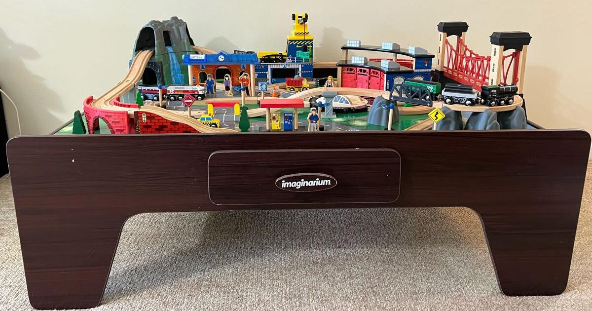 Imaginarium Mountain Rock Train Table set for $60 in Crown Point, IN ...