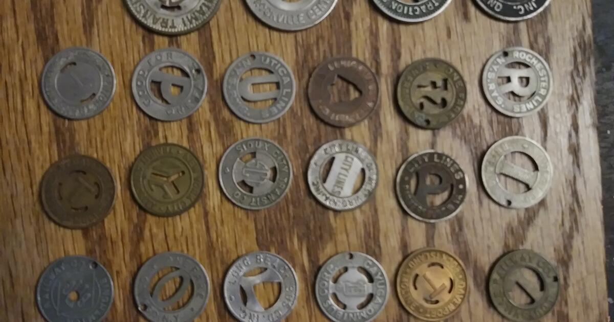 Vintage Transit Tokens Collection for $50 in Webster, TX | For Sale ...