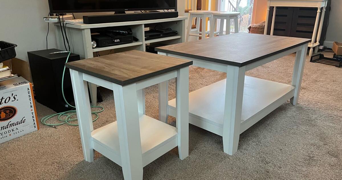 Coffee table and matching end table for $50 in Bethesda, MD | For Sale ...