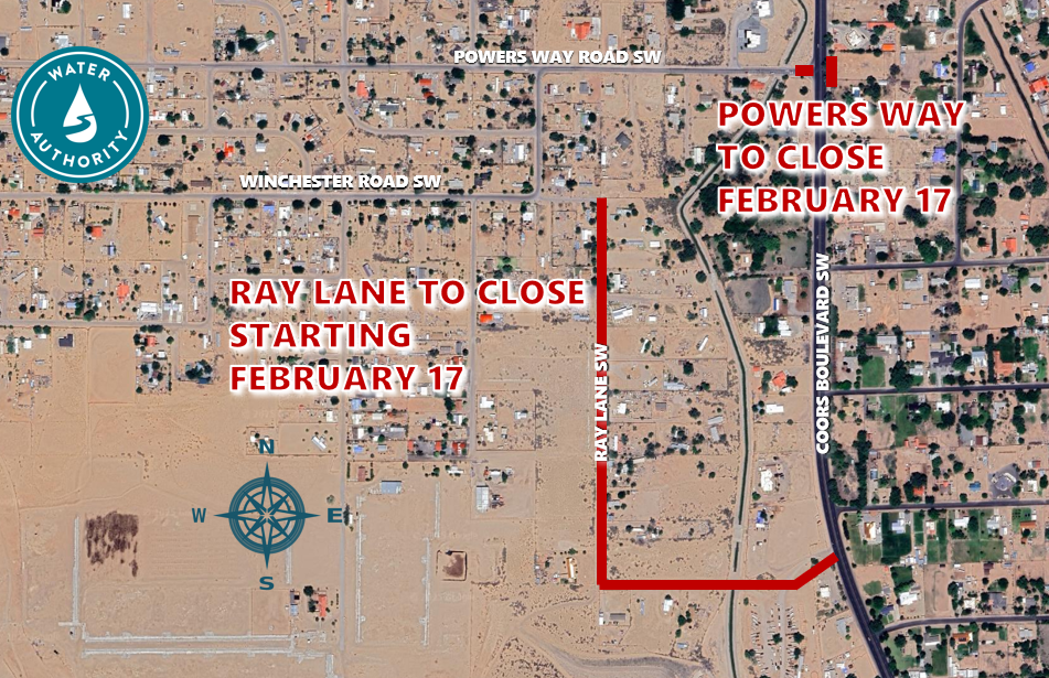 RAY LANE TO CLOSE FOR WATERLINE INSTALLATION BEGINNING ON FEBRUARY 17 ...