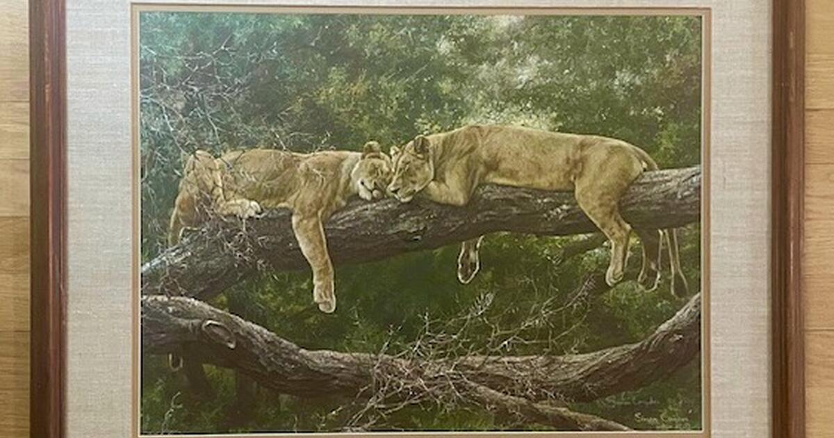 "Manyara Afternoon" by Artist Simon Combes for $145 in Atlanta, GA ...