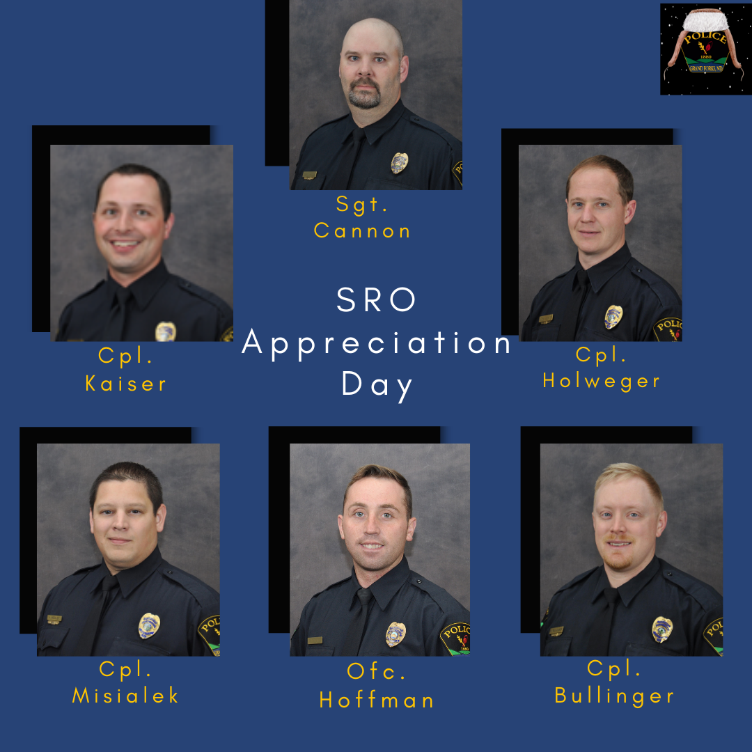 Today is national SRO appreciation day. (Grand Forks Police Department ...