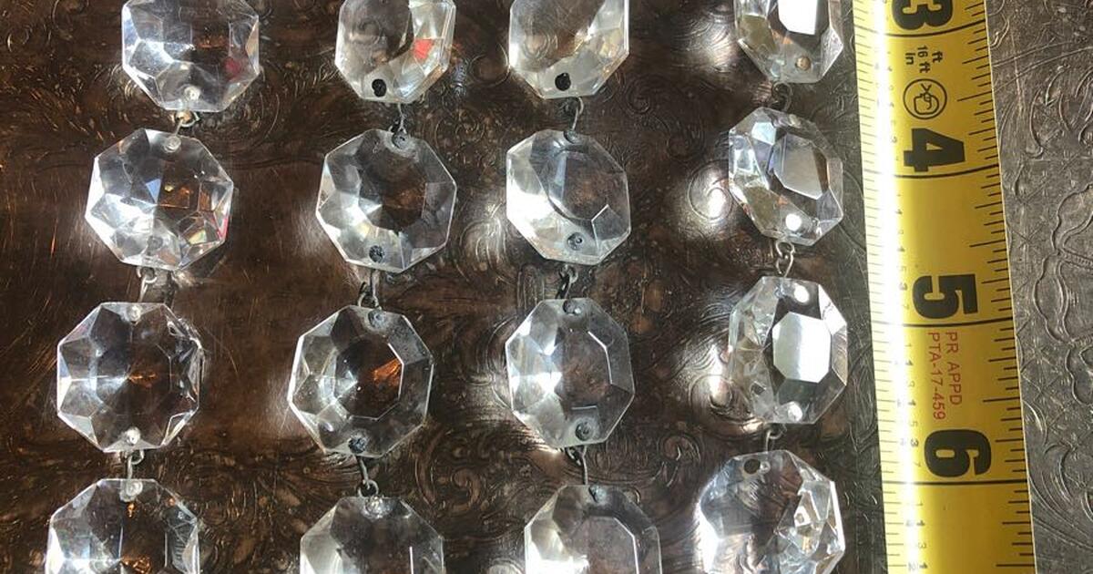 Lot of Four “6” Round Faceted Crystal Drops for $20 in Baton Rouge, LA ...