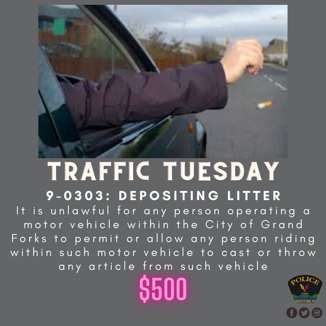 Traffic Tuesday (Grand Forks Police Department) — Nextdoor — Nextdoor