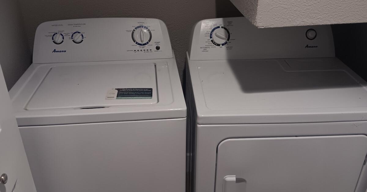 Amana Washer and Dryer Set for $350 in Fort Worth, TX | For Sale & Free ...