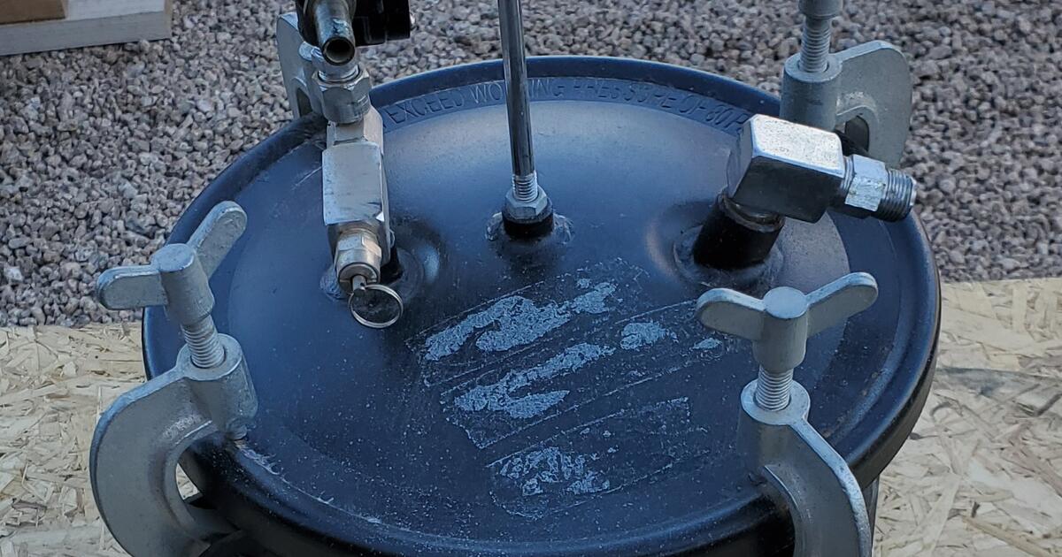 Pressure Pot - 80 PSI - black for $45 in Arizona City, AZ | For Sale ...
