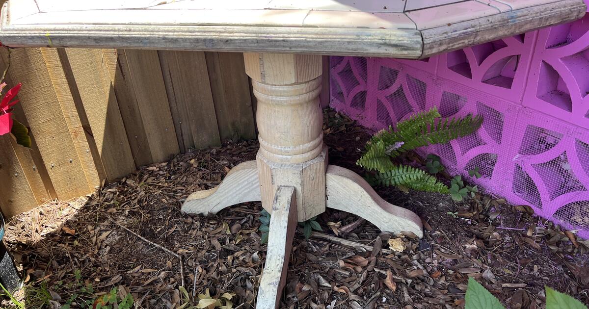 SOLID (Heavy) Wood Table in need of a home for Free in Punta Gorda, FL ...