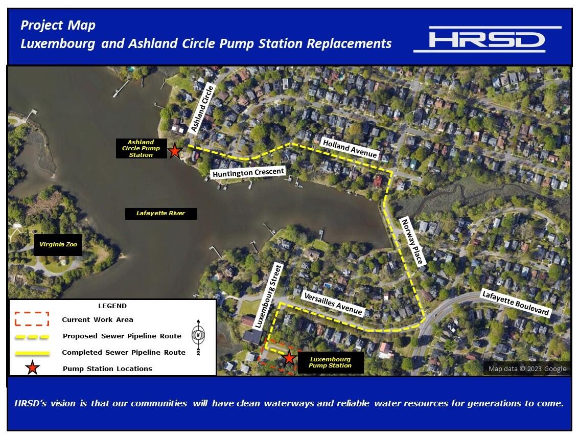 Luxembourg and Ashland Circle Pump Station Replacements: Utility Work ...