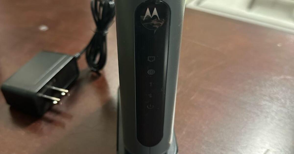 Motorola Cable Modem for $5 in The Villages, FL | For Sale & Free ...