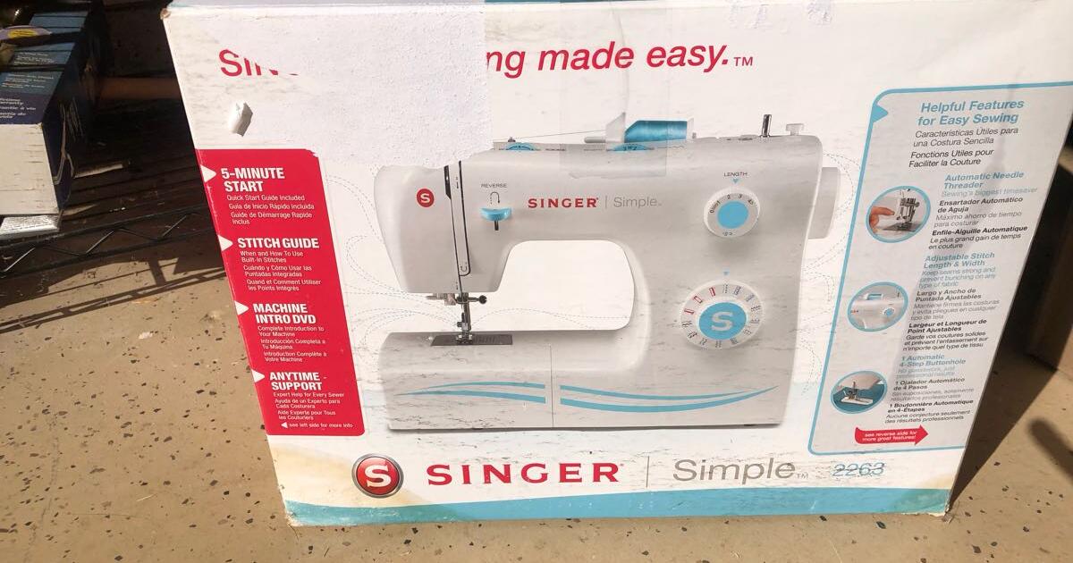Singer Simple 2263 Sewing Machine for Free in Alpharetta, GA | For Sale ...